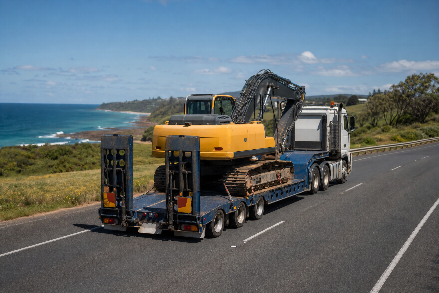 Low loader hire rates Sunshine Coast