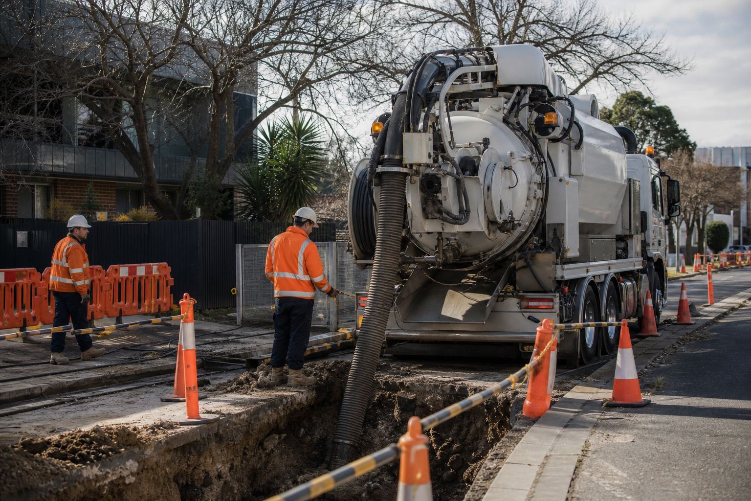 Vacuum truck hire rates Geelong: NDD costs